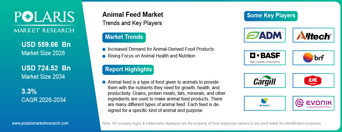 Animal Feed Market Key Growth Drivers and Trends by 2034