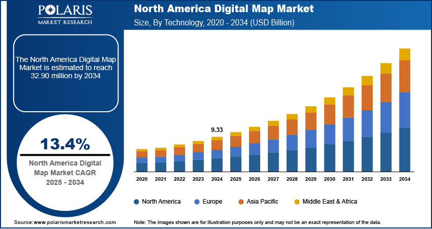 Digital Map Market Insights and Development 2034