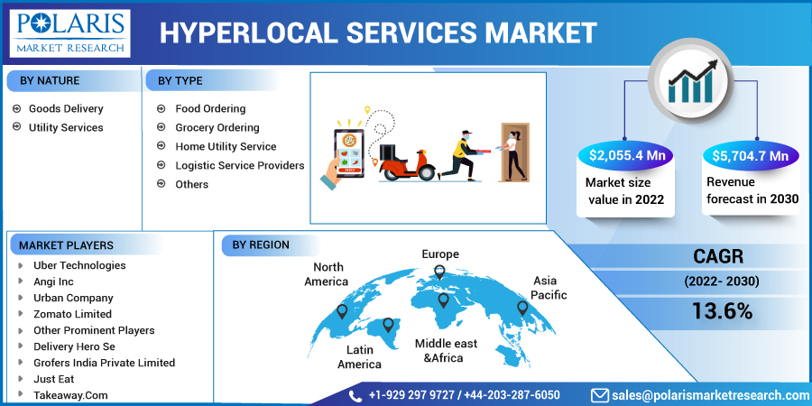 Global Hyperlocal Services Market Size, Share Analysis Report, 2022-2030