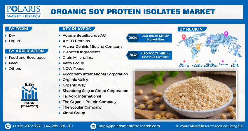 Organic Soy Protein Isolates Market Trends, Opportunities 2024-2032