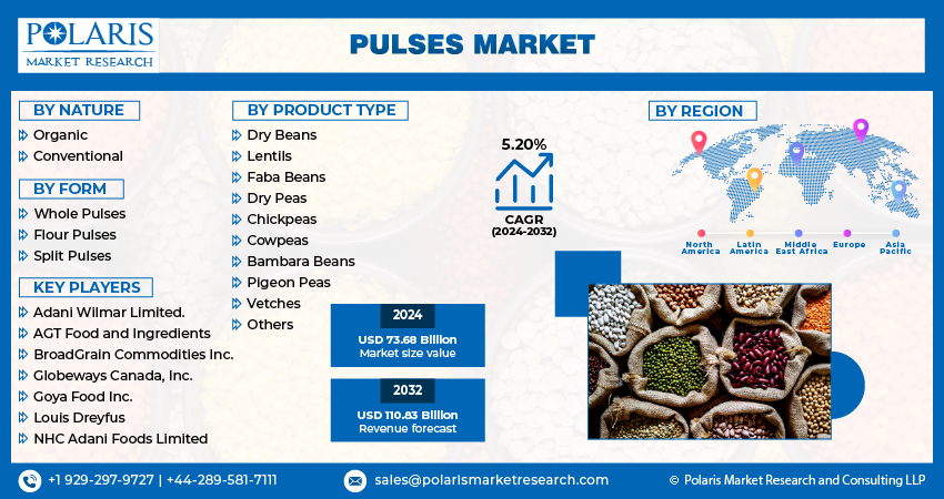Pulses Market Size, Share, Trends & Growth Report 2032