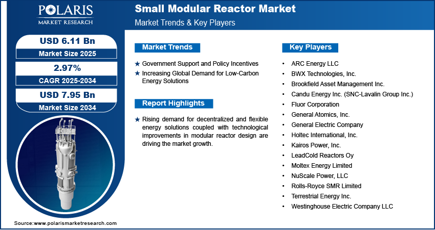 Small Modular Reactor Market Share & Growth Report 2034