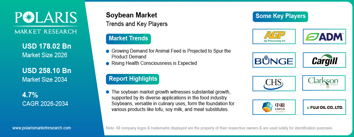 Soybean Market Insights, Size, Share & Industry Report - 2034