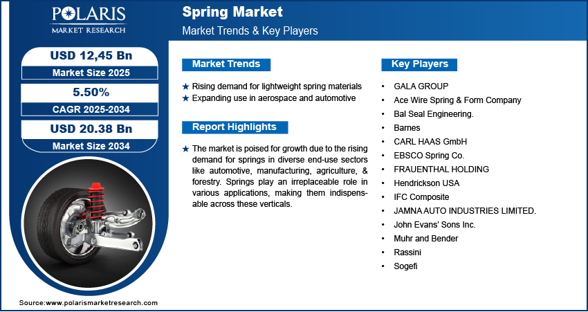 Spring Market Report 2025–2034 | Size, Share & Trends