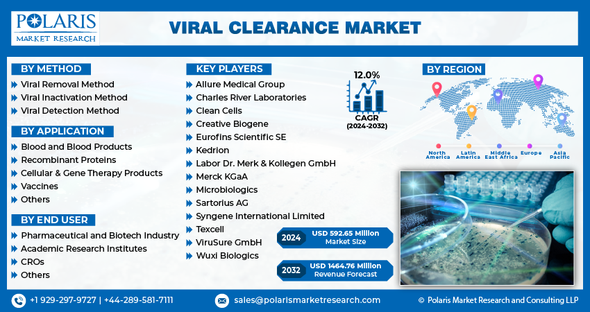 Global Viral Clearance Market Size, Growth Drivers, 2024-2032